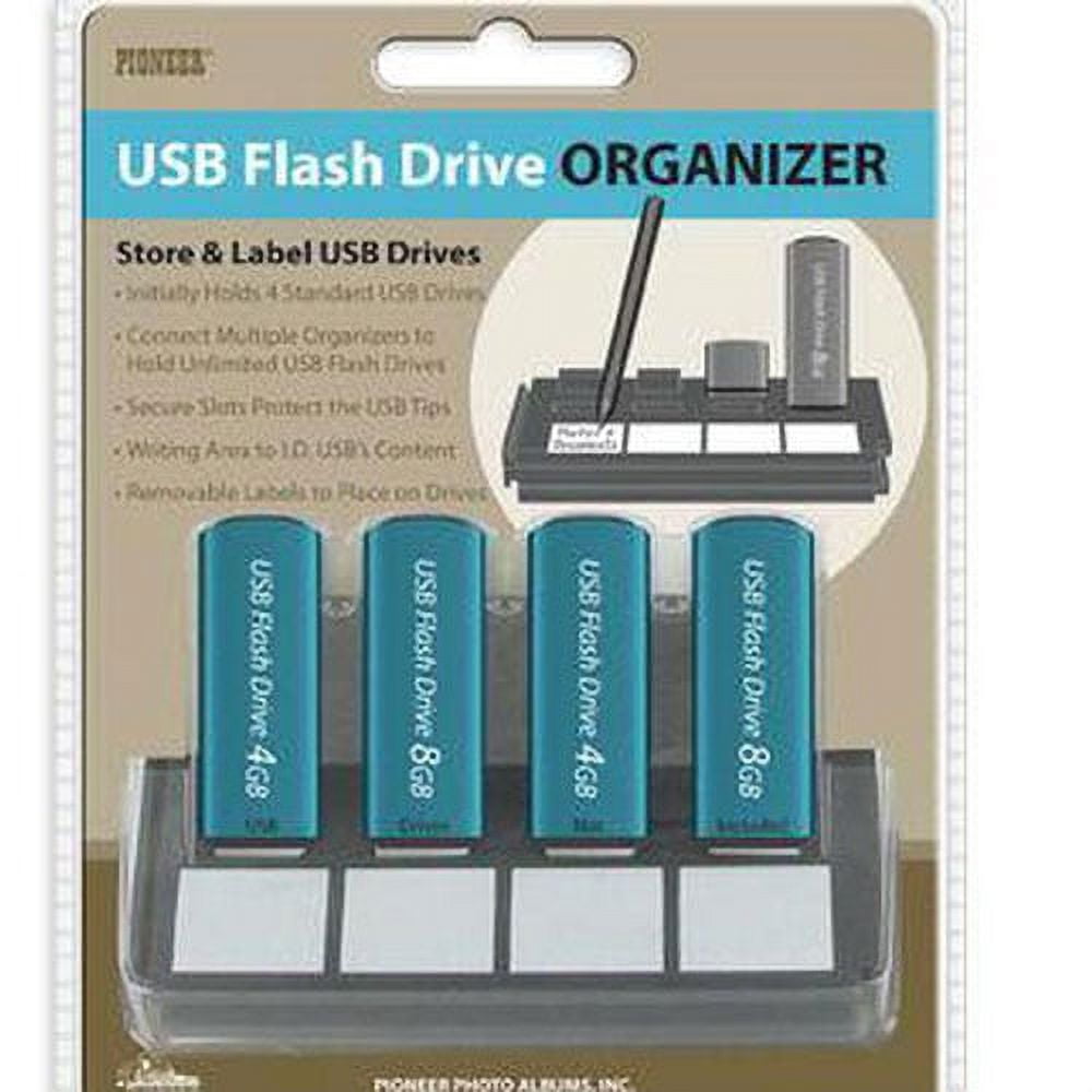 Pioneer Photo Albums USB Flash Drive Organizer (holds 4 flash drives ...