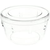 Pioneer Plastics 010C Clear Extra Small Round Plastic Container, 3.0625 ...