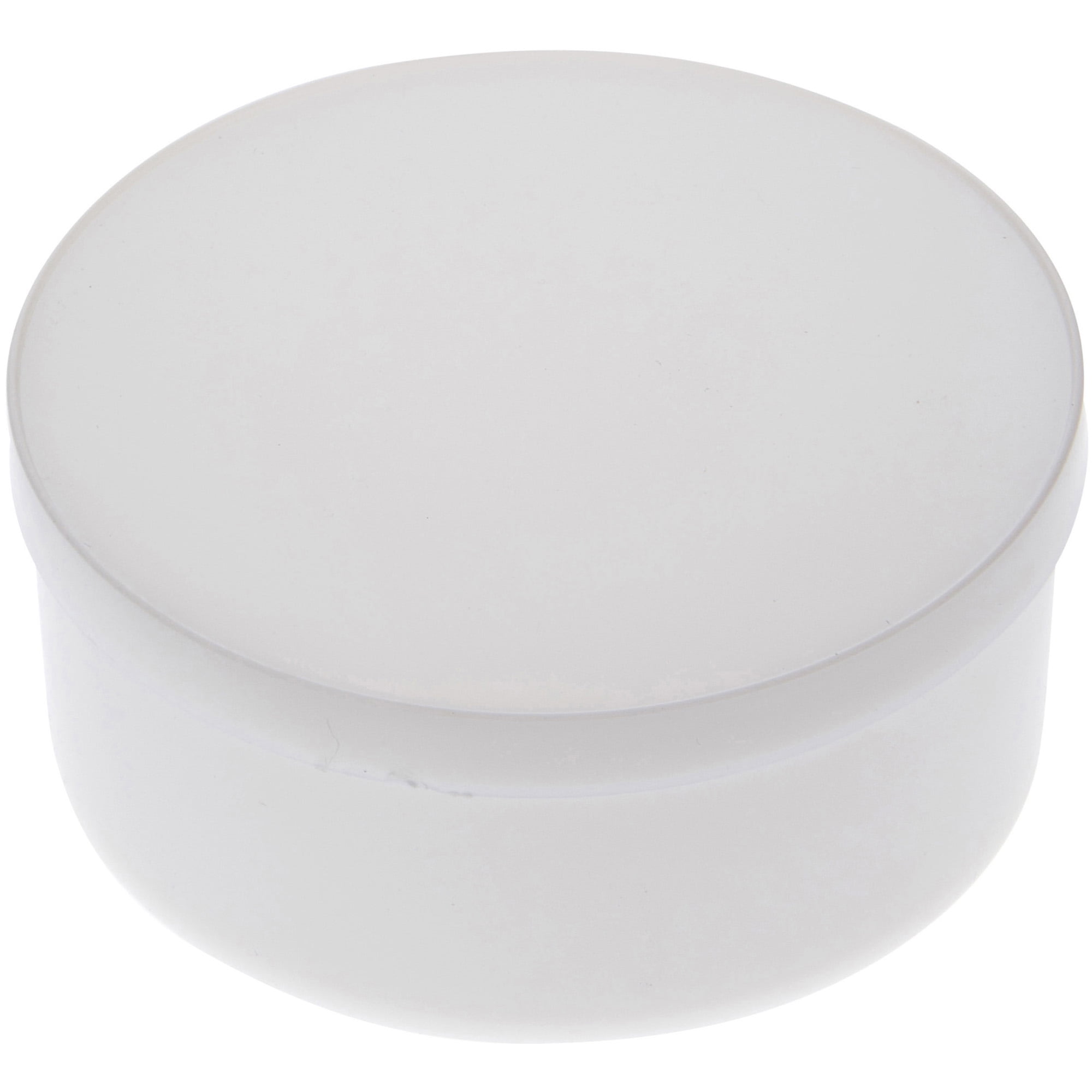 Pioneer Plastics 015CHIPS White Small Round Plastic Container, 3.3125 ...
