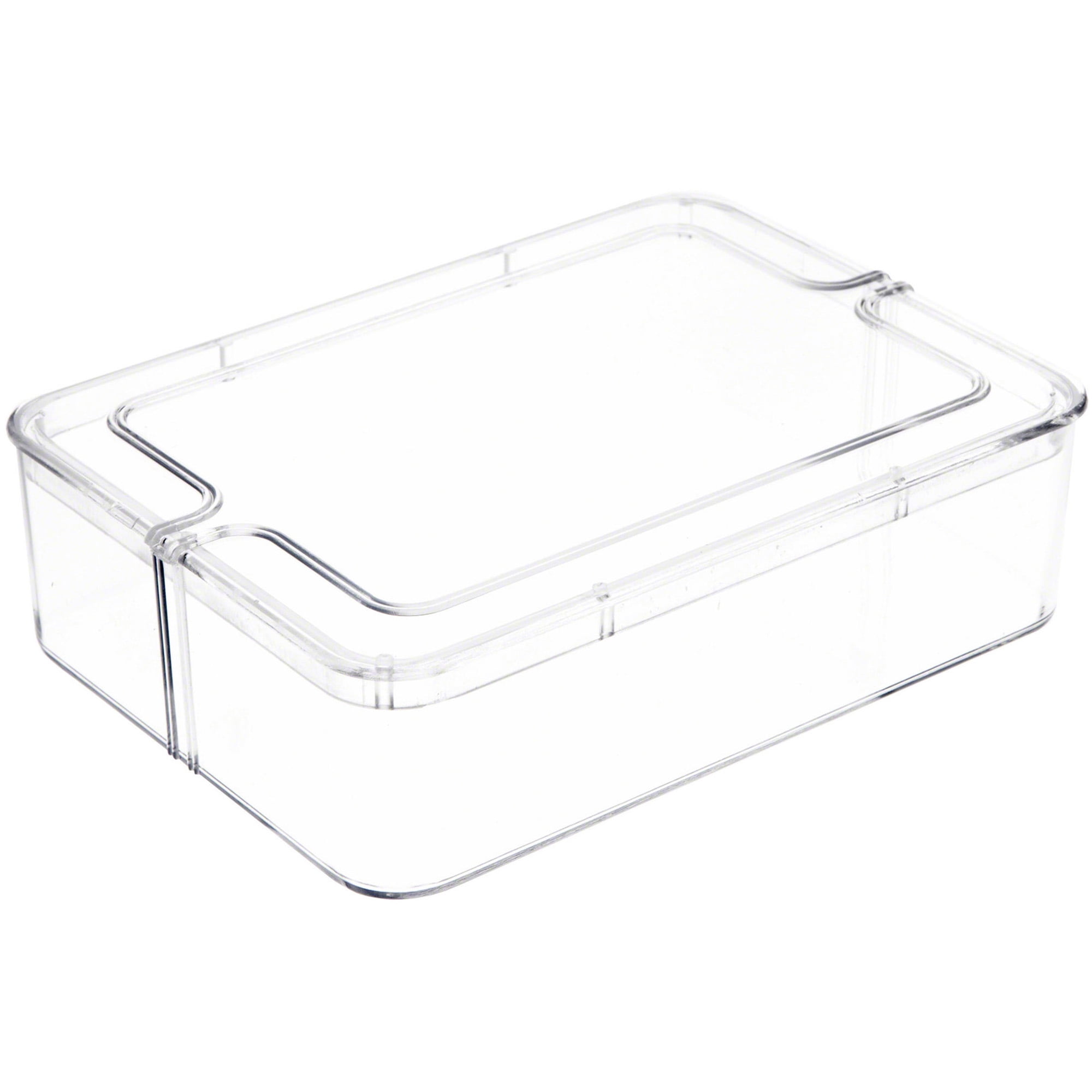 Pioneer Plastics 030C Clear Small Rectangular Plastic Container, 5.4375 ...