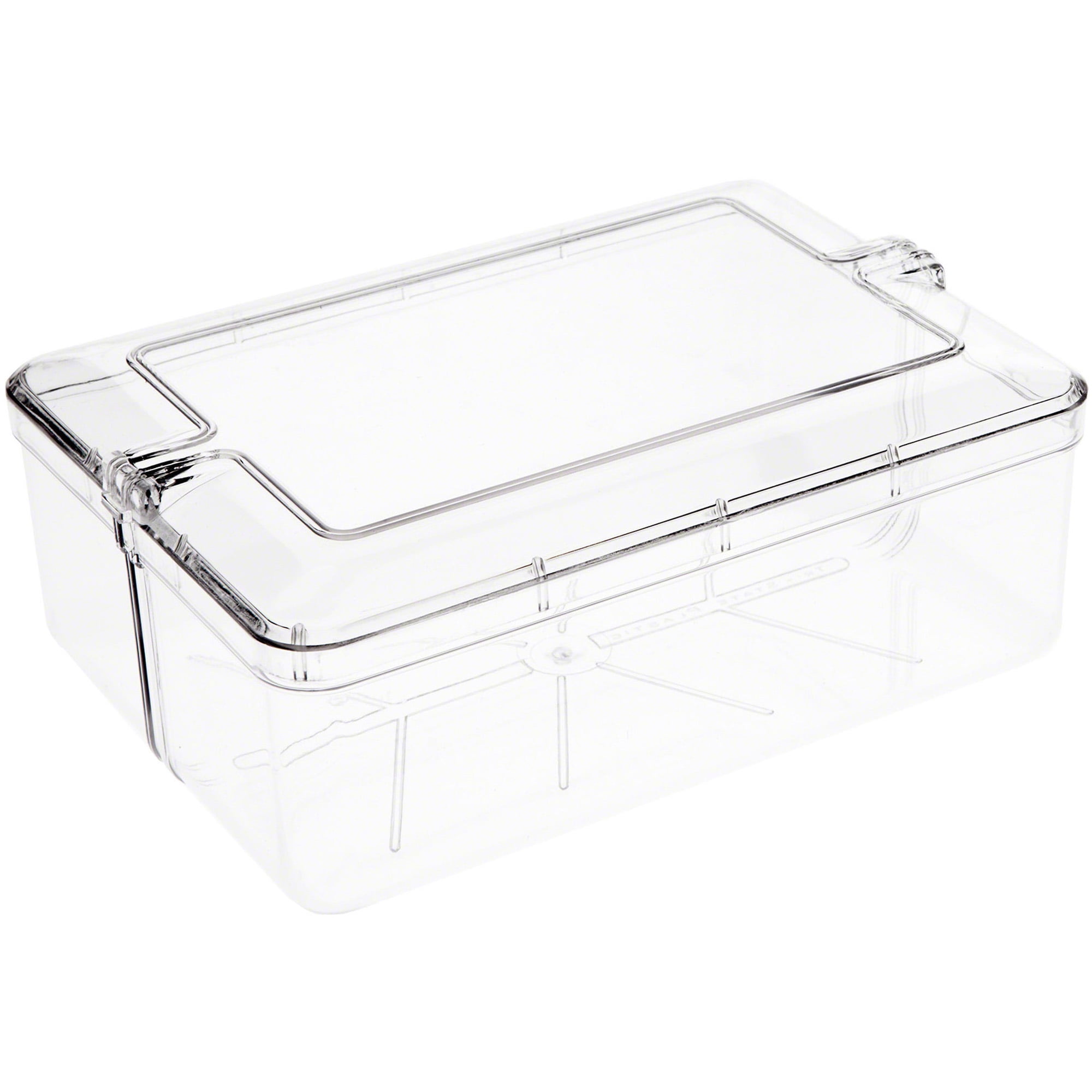 Pioneer Plastics 049C Clear Rectangular Plastic Container, 6.75" W x 4. ...