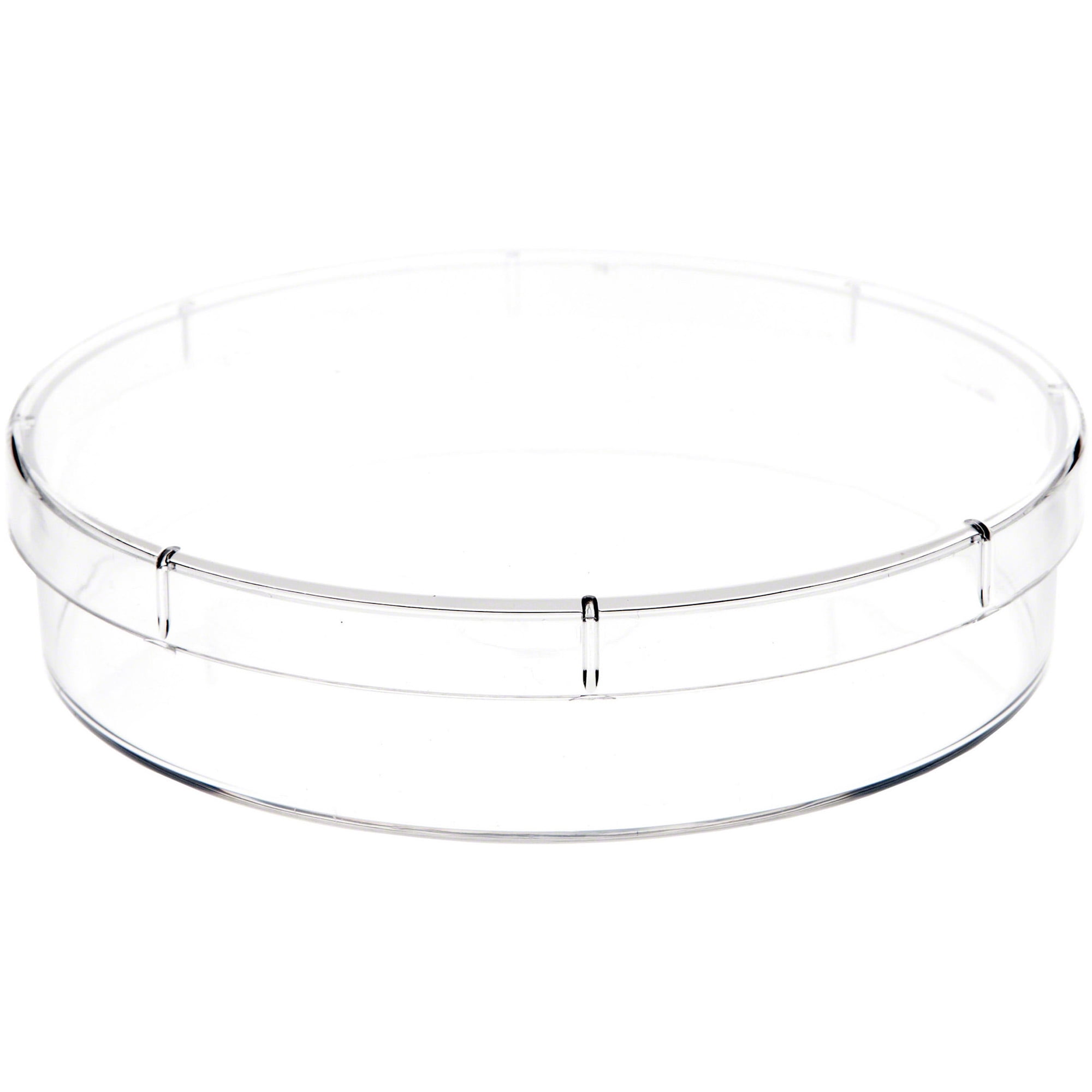 Pioneer Plastics 053C Clear Round Petri Dish Plastic Container, 4.6875 ...