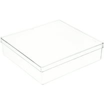 Pioneer Plastics 115C Clear Cylinder Plastic Container with Storage Lid ...