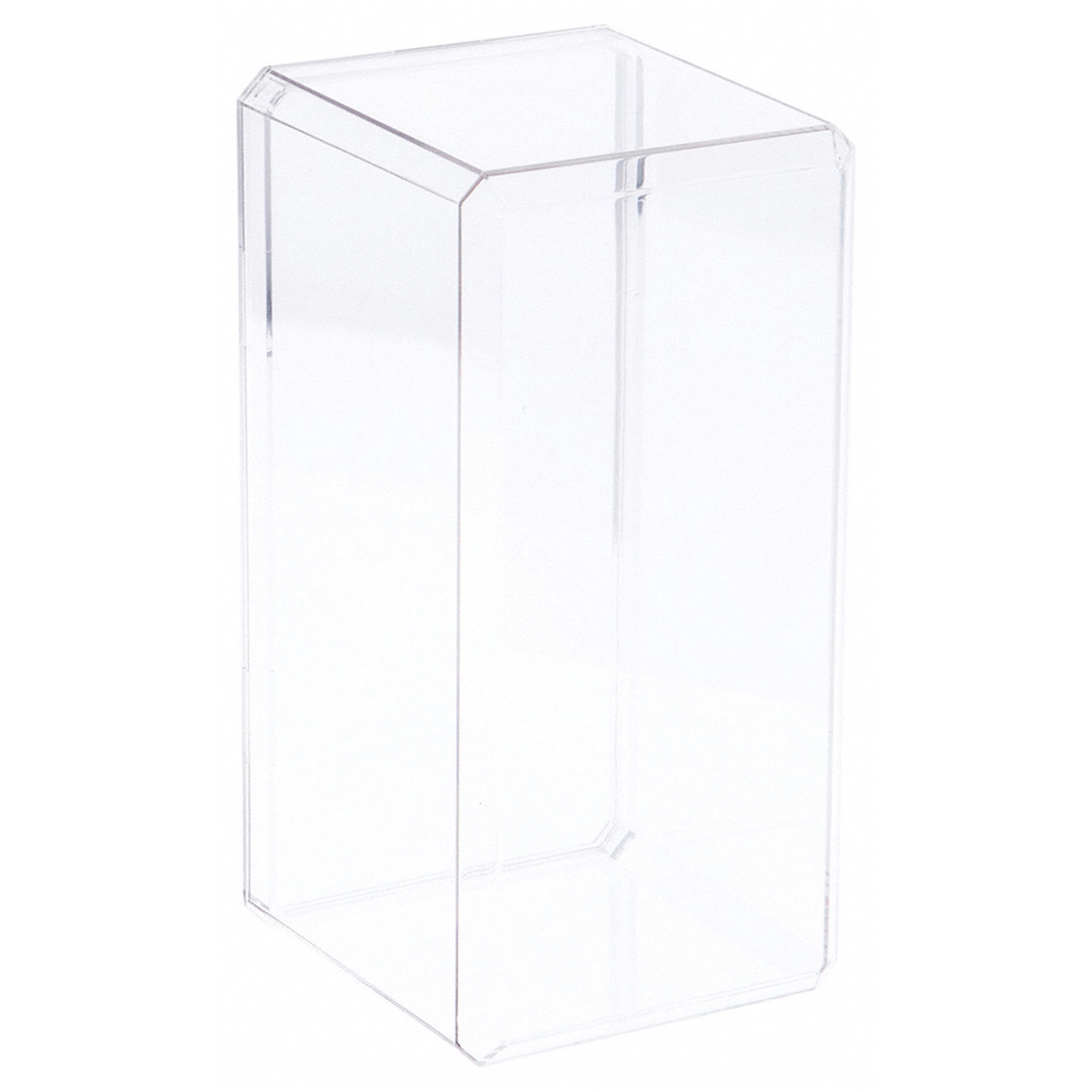 Pioneer Plastics 094C Clear Plastic Beveled Edge Display Case, 4.375" W ...