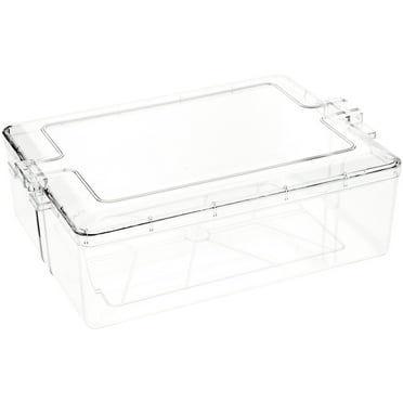 Pioneer Plastics 002C Clear Extra Small Round Plastic Container, 2" W x ...