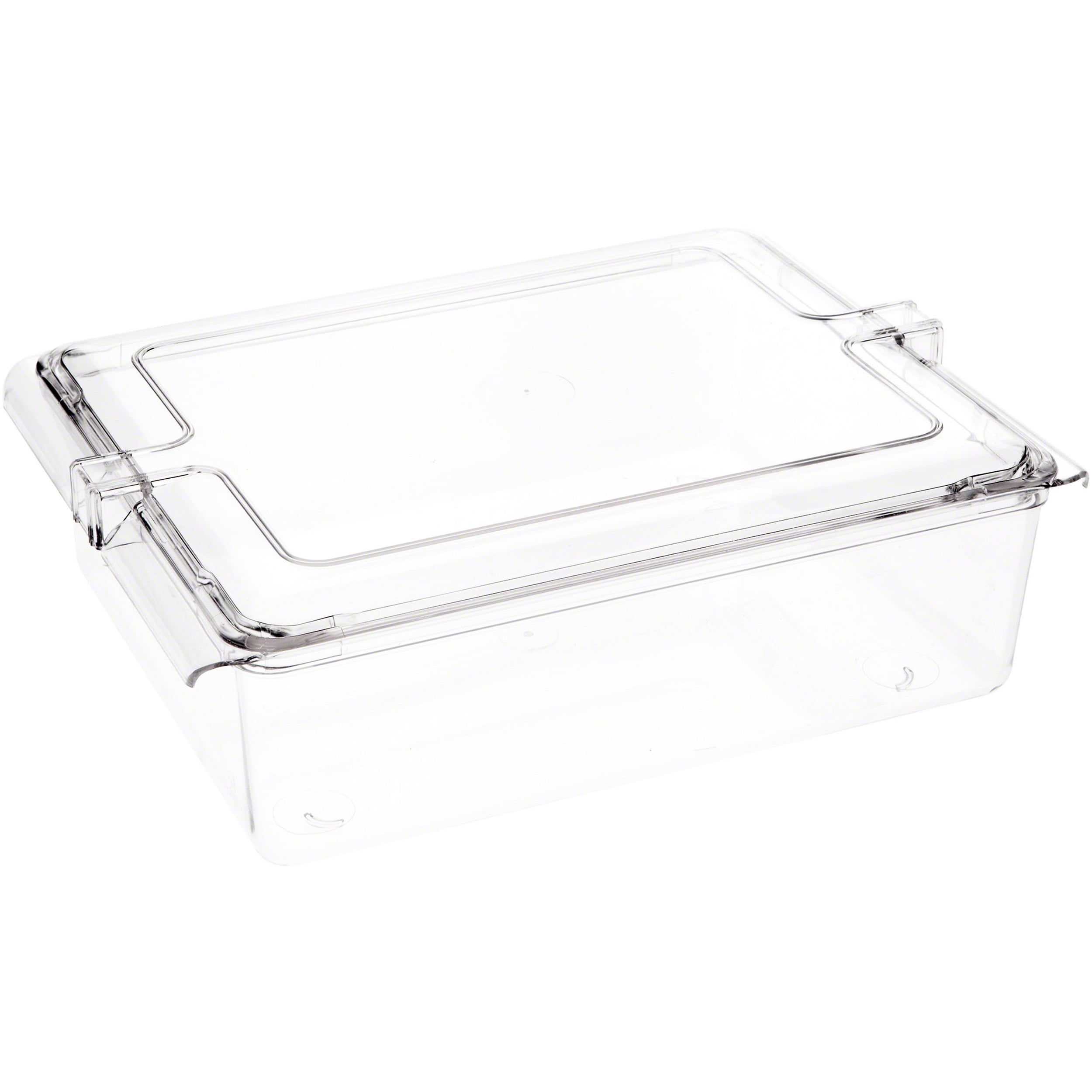 Pioneer Plastics 395C Clear Rectangular Plastic Container, 12.5" W x 10 ...