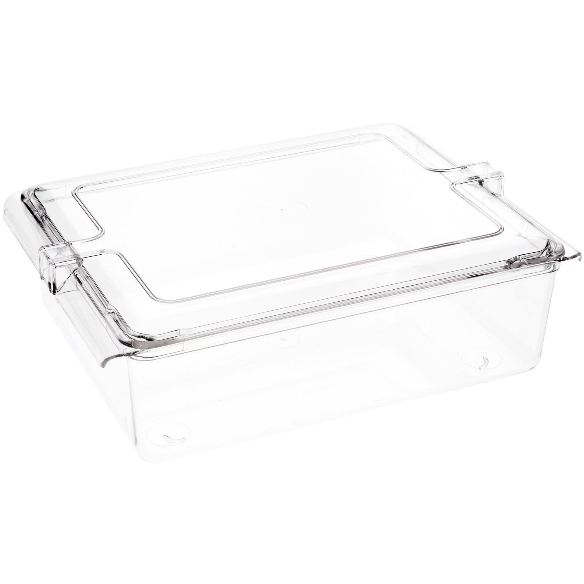 Pioneer Plastics 395C Clear Rectangular Plastic Container, 12.5" W x 10 ...