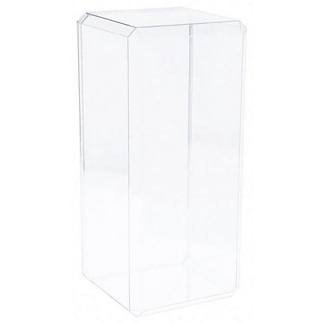 Pioneer Plastics 576C Clear Plastic Beveled Edge Display Case, 6" W x 7 ...