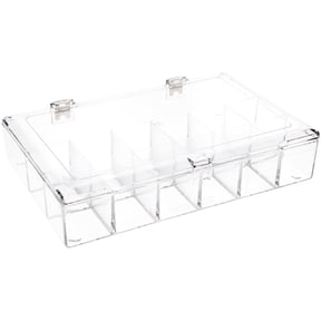 Pioneer Plastics 250C Clear Large Round Plastic Container, 9.9375" W x ...