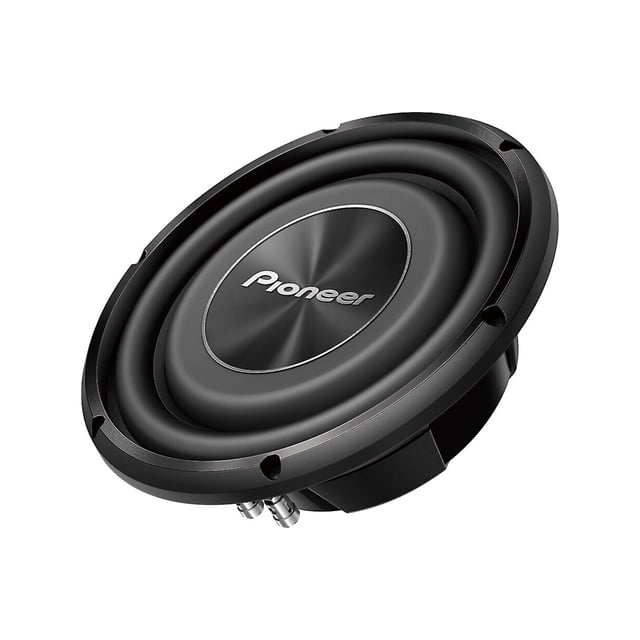 Pioneer TS-A2500LS4 1200 Watt 10 inch Shallow Mount 4 Ohm SVC Subwoofer ...