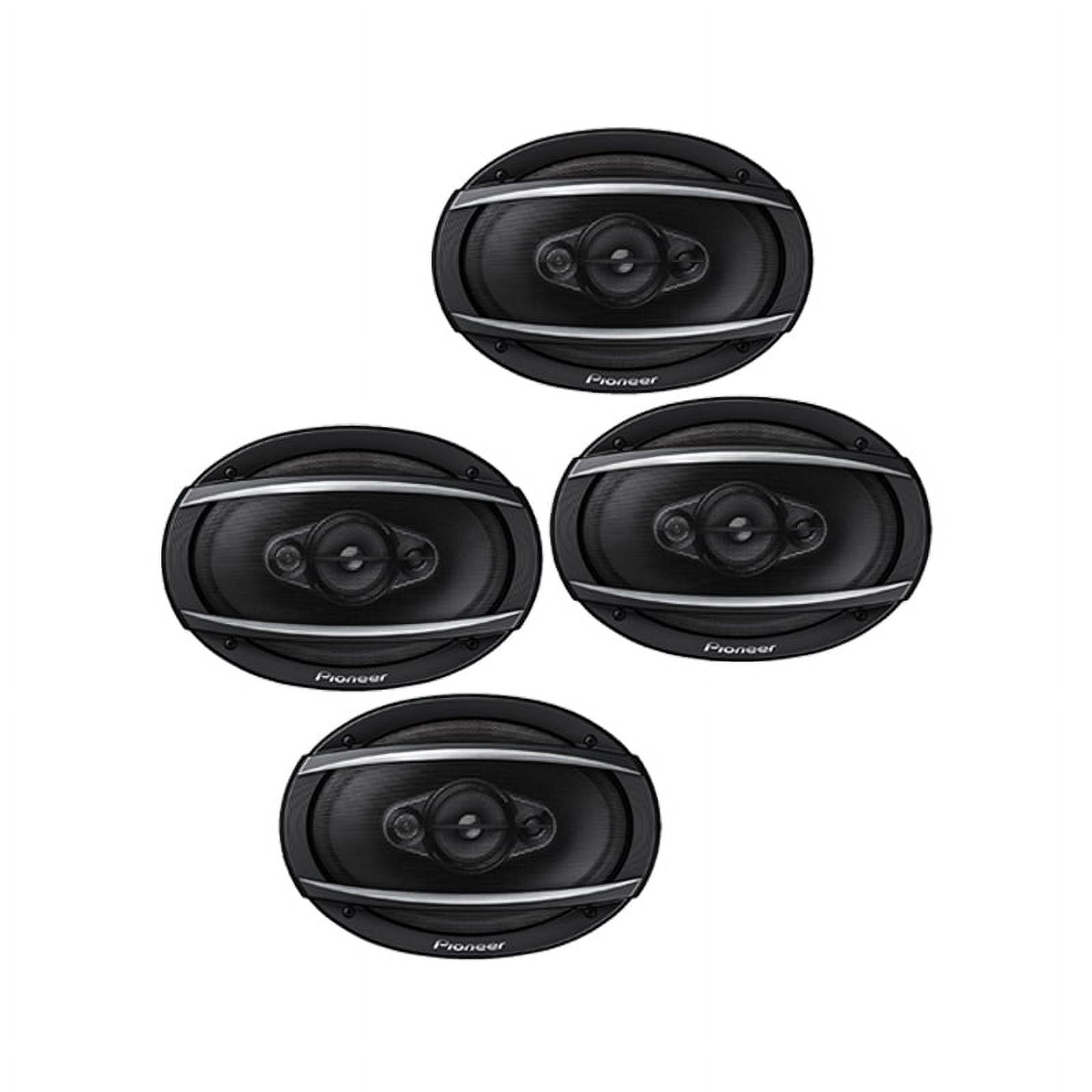 Pioneer TS-A6960F 4-Way 450W 6"x9" Coaxial Car Speakers, Black (2 Pairs) - Walmart.com