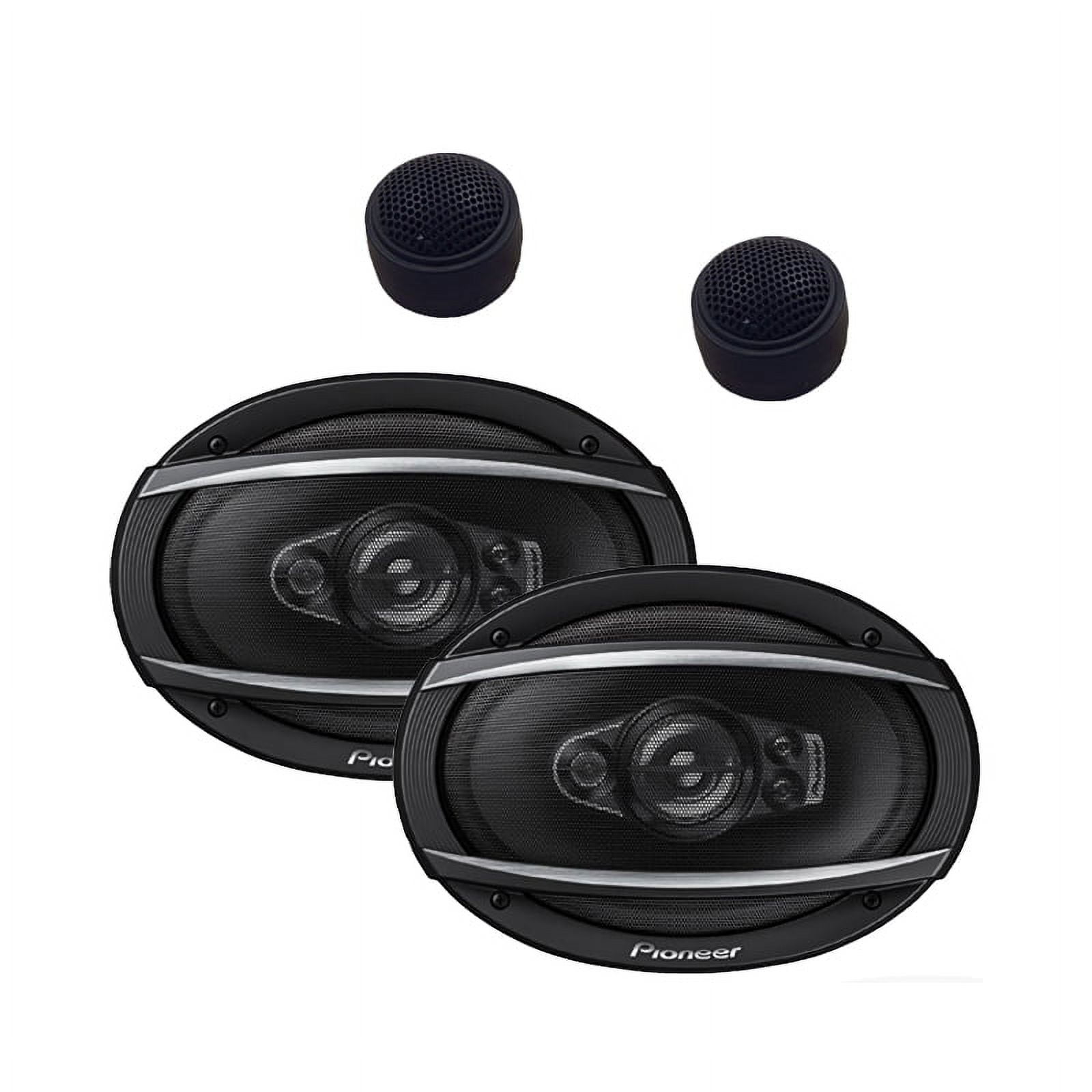 Pioneer TS-A6970F 6x9" 5-Way 600 Watts Coaxial Speakers W/ FREE pair of Tweeters - Walmart.com