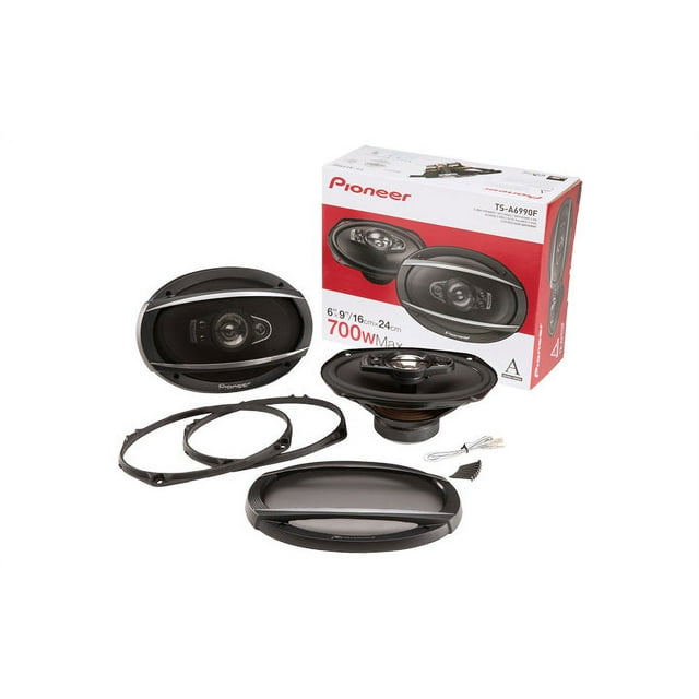Pioneer TS-A6990F 700W Max (120W RMS) 6x9" A-SERIES 5-Way Coaxial Car Speakers - Walmart.com