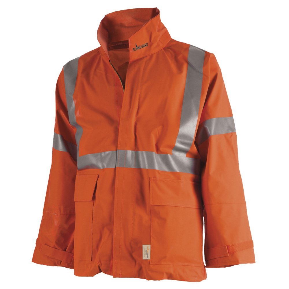 Pioneer V2246450-S Neoprene Flame Resistant Safety Jacket - Reflective ...