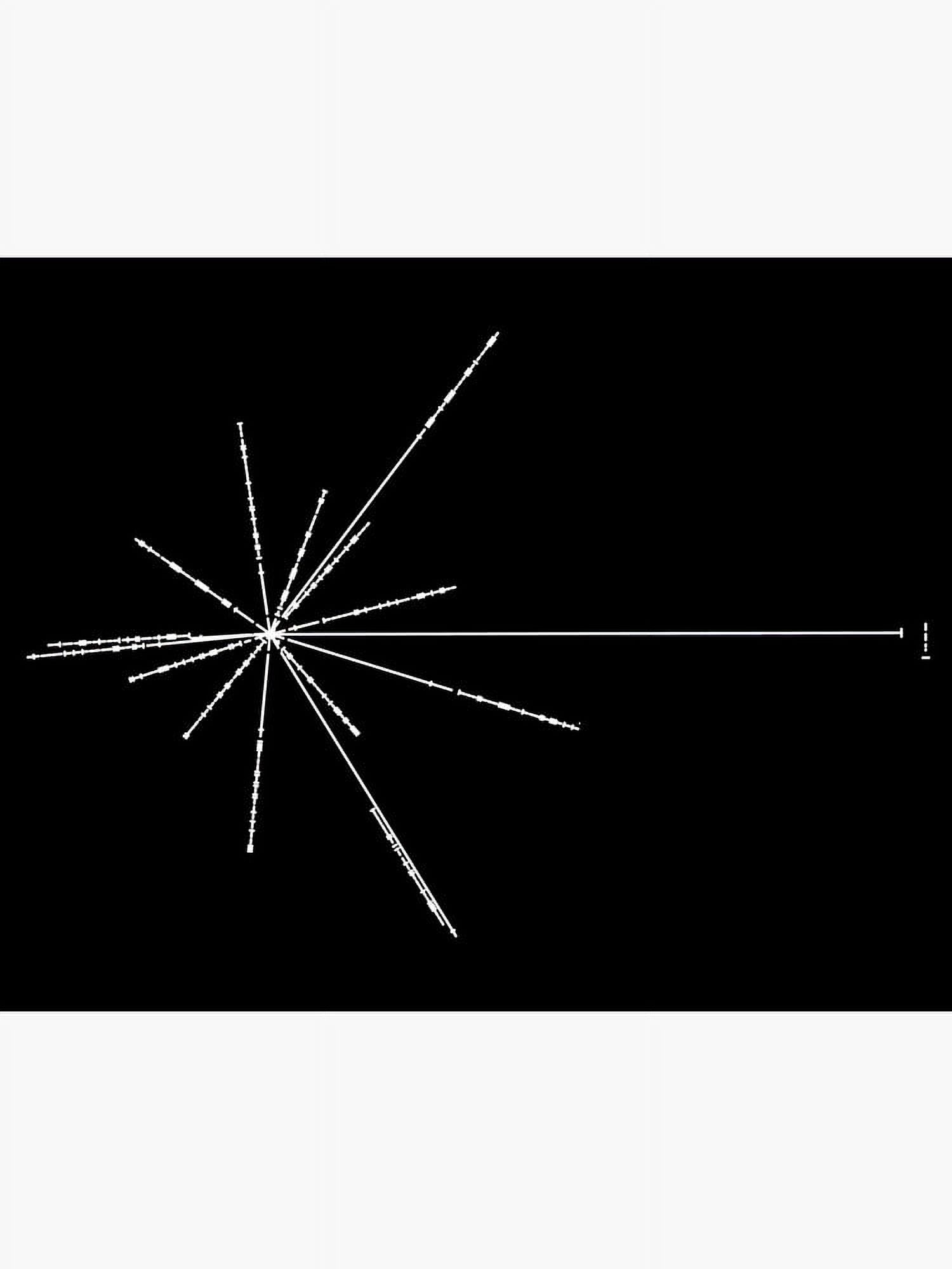 Pioneer plaque pulsar map Posters Framed-unframed - Walmart.com