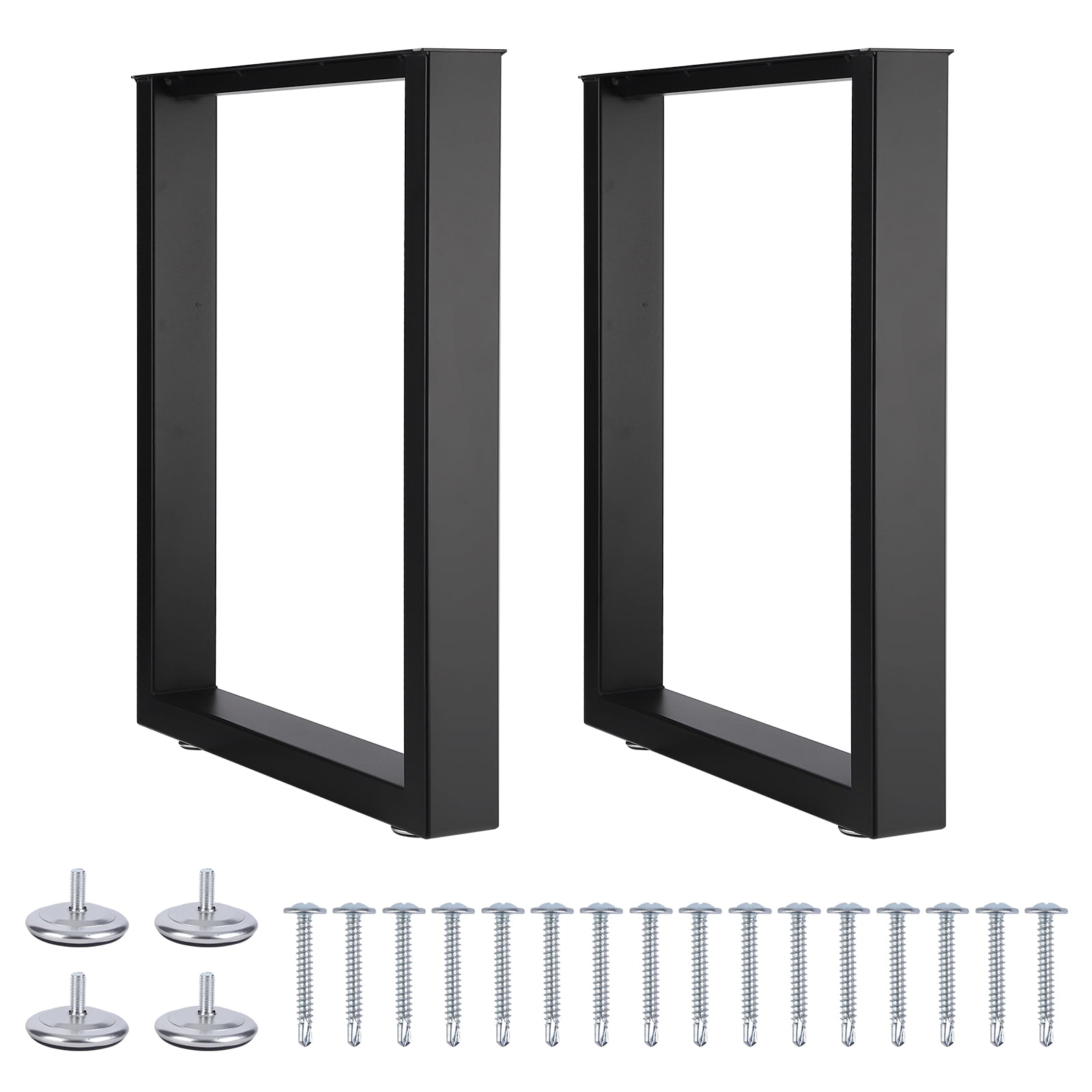 PioneerWorks Square Table Legs,Metal Table Legs,Heavy Duty Metal ...