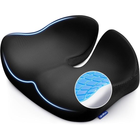 Pioneering Gel Seat n for Sitting Without Stuffiness, Ergonomic Memory ...