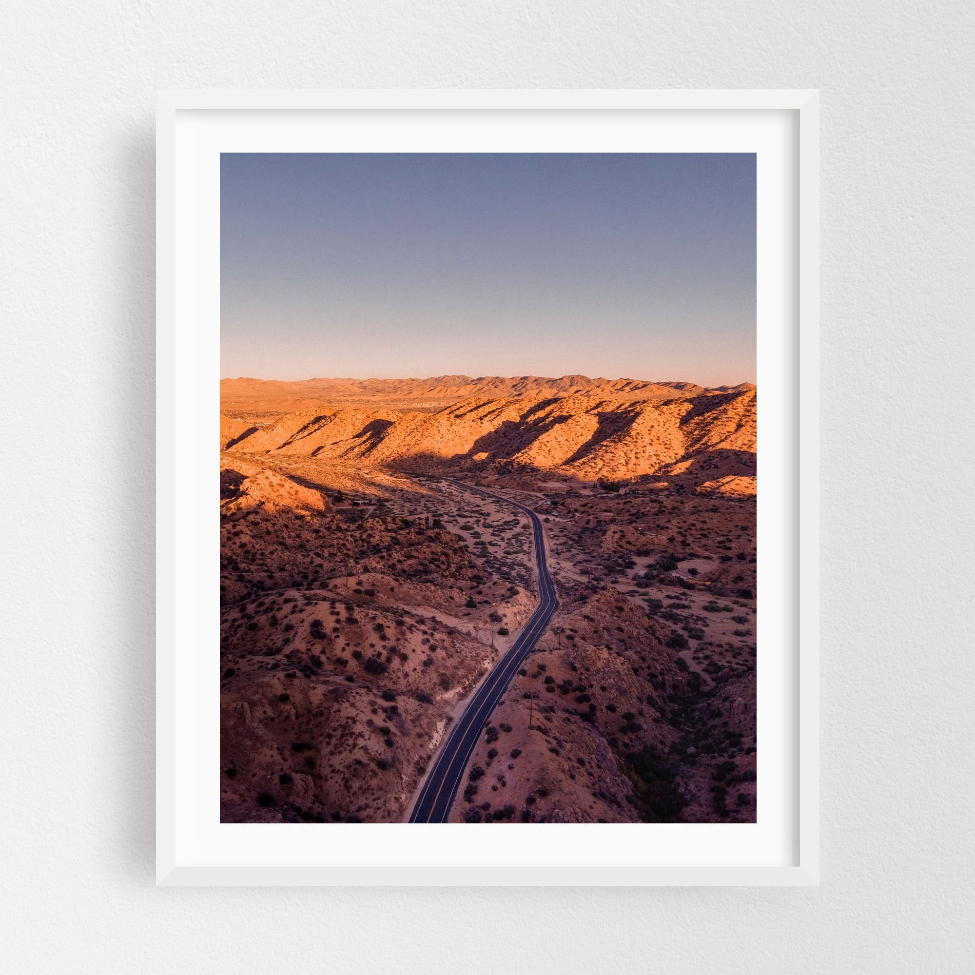 Pioneertown Road at Sunset - Pioneertown California Photography Desert ...