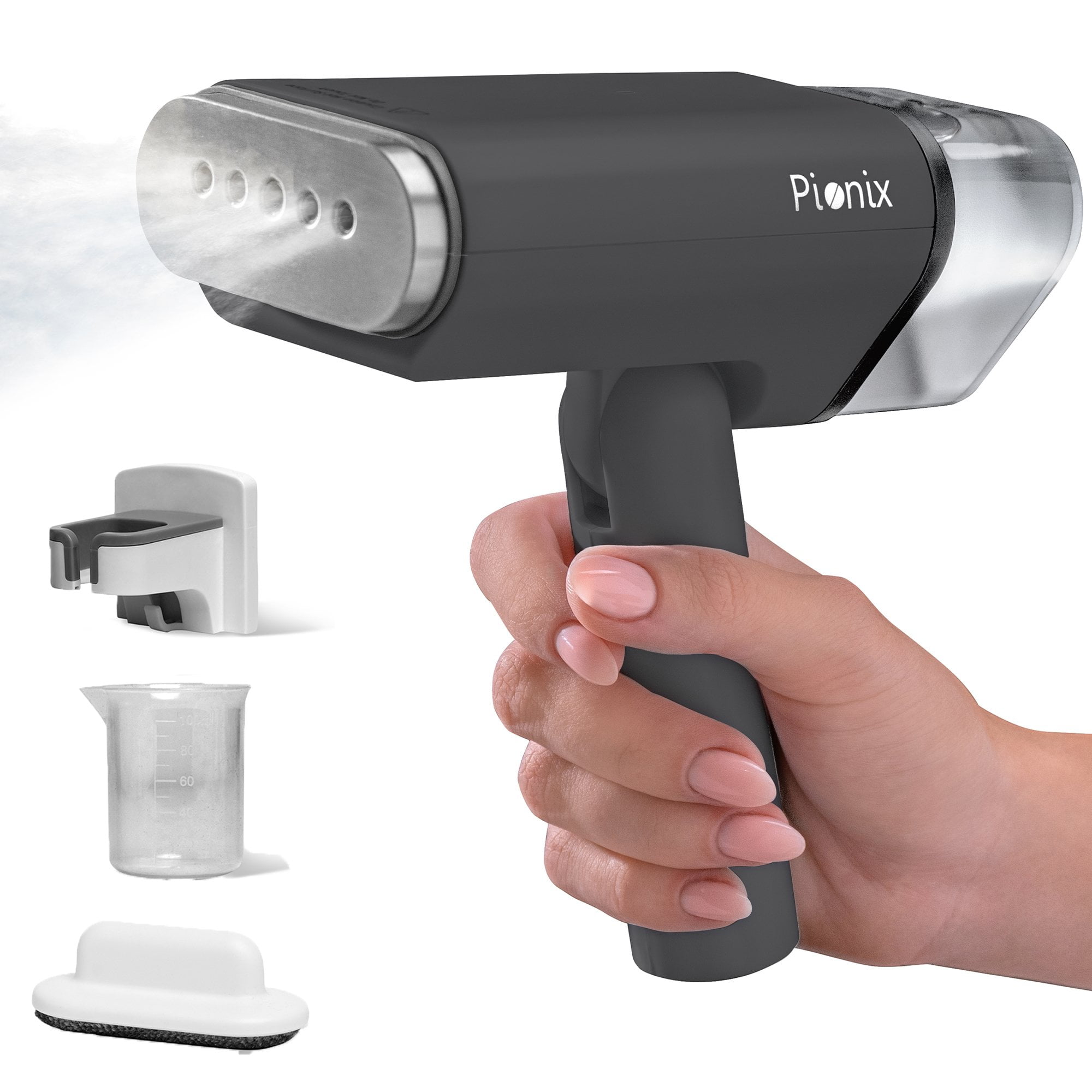 Pionix Handheld Garment Steamer - Foldable Handheld Steamer Clothes, 2 ...