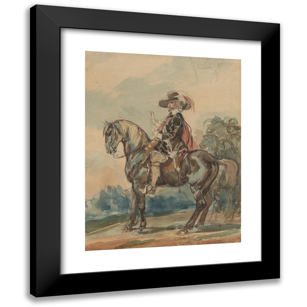 Piotr Michałowski 12x14 Black Modern Framed Museum Art Print Titled ...