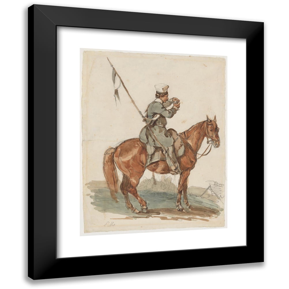 Piotr Michałowski 12x14 Black Modern Framed Museum Art Print Titled ...