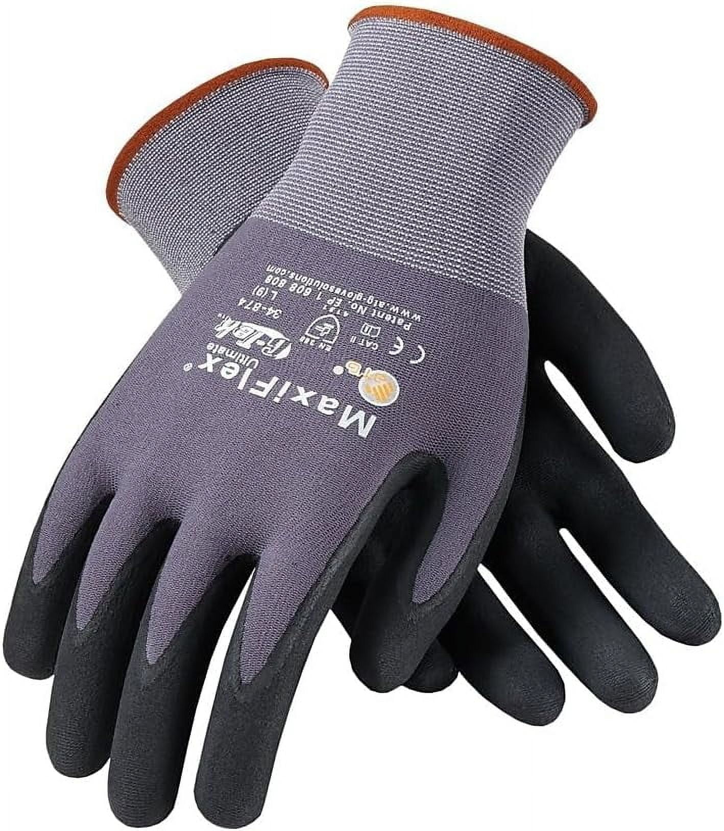 Pip MaxiFlex Ultimate Nylon Nitrile Gloves (34-874/L) - Walmart.com