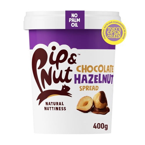 Pip & Nut Chocolate Hazelnut Spread 400g, British Import (Pack of 2 ...