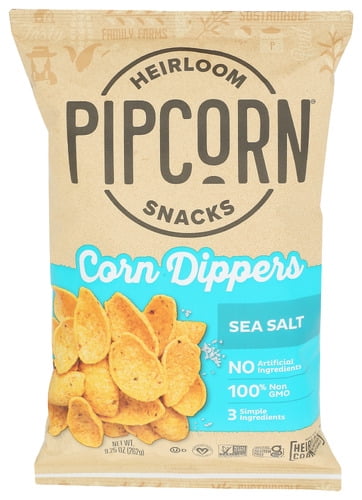 Pipcorn Corn Dippers Sea Salt (12 Pack) 9.25 oz - Walmart.com