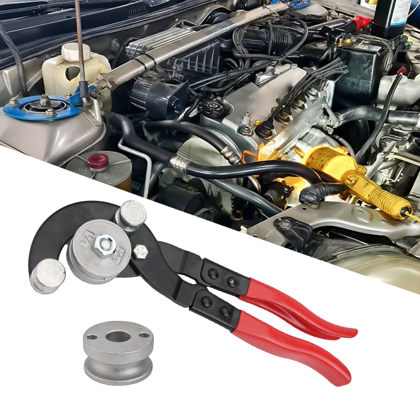 Pipe Bending Pliers Manual Brake Line Bender Pipe Bending Pliers 3/16 3/8 - Walmart.com