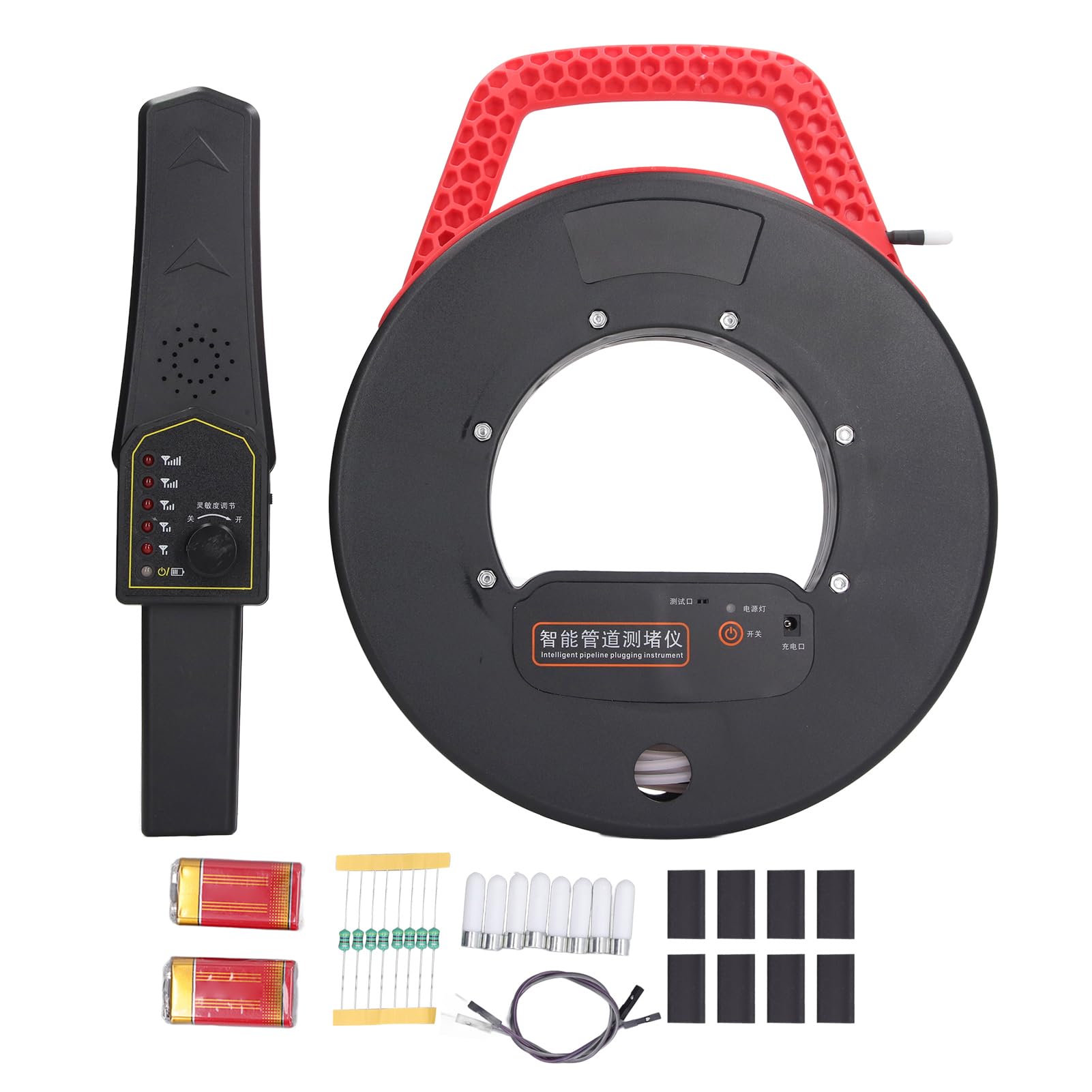 Pipe Blockage Detector, 20M Water Pipe Plugging Blockage Detector ...