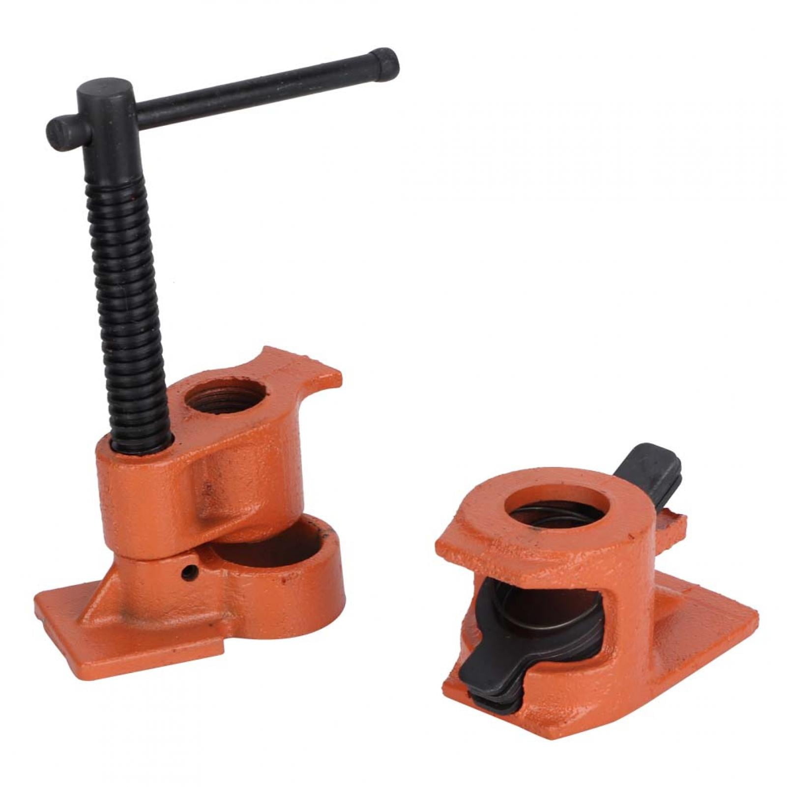 Pipe Clamp - 1/2 inch Pipe Clamp Jaws Vise Fixture Set Woodworking Tool ...