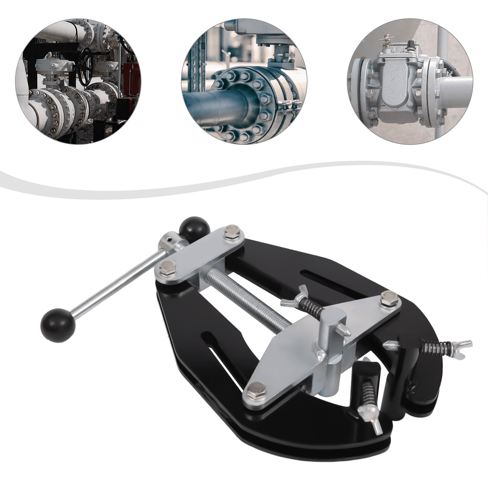 Pipe Clamp 1.96-5.9in with Quick Acting Screws High Strength Pipe ...