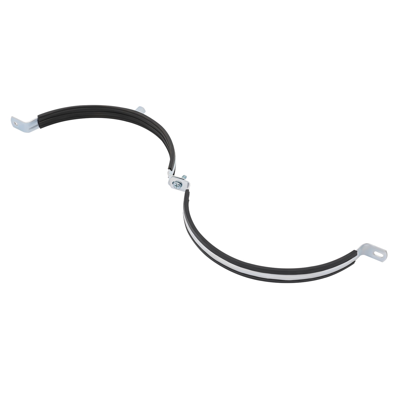 Pipe Clamp Kit, 10 PCS Heavy-Duty Steel and Rubber Pipe Clamps with ...