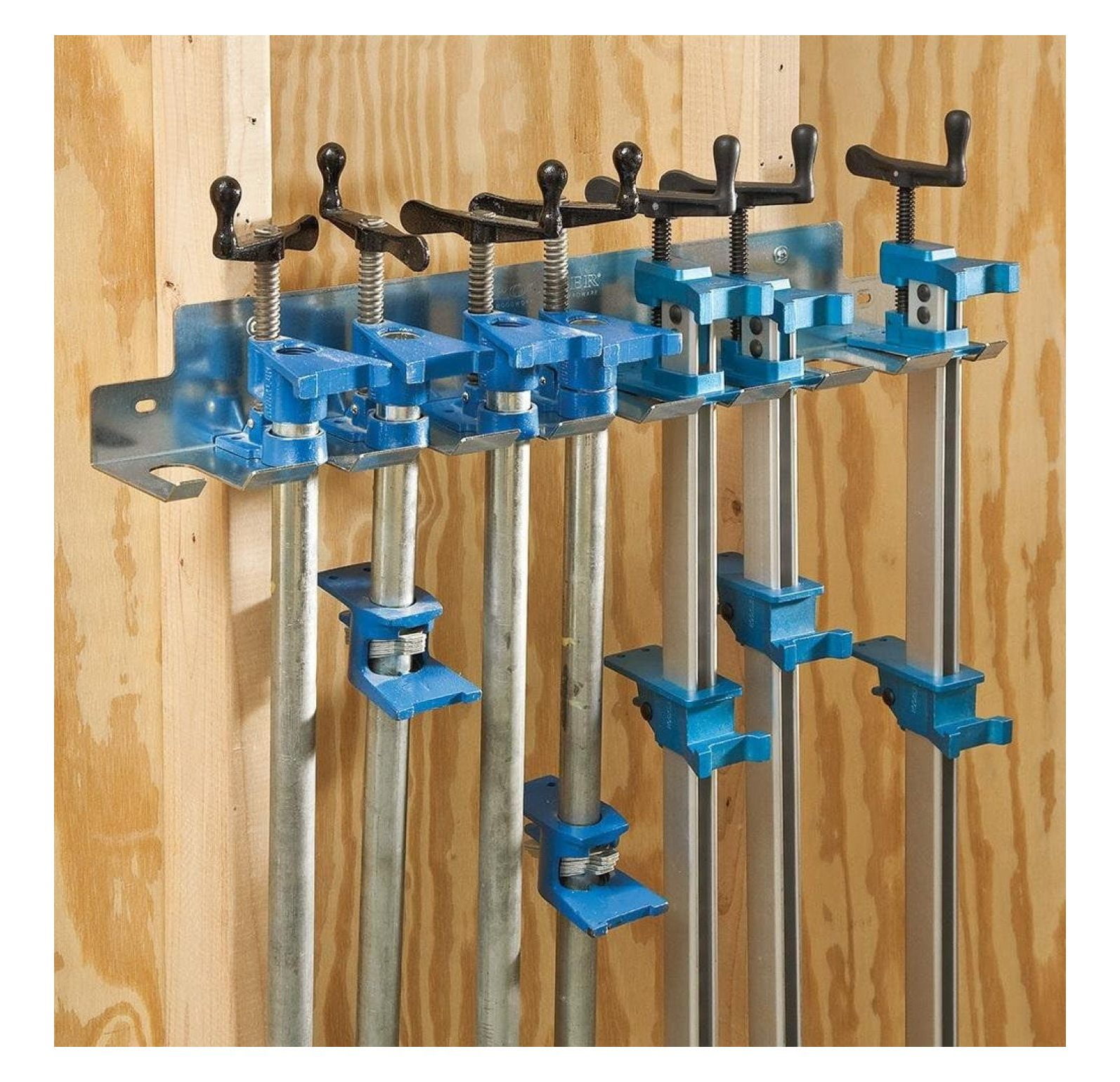 Pipe Clamp Rack (24-5/8”) - Bar Clamp Rack to Store Clamps - Heavy Duty ...