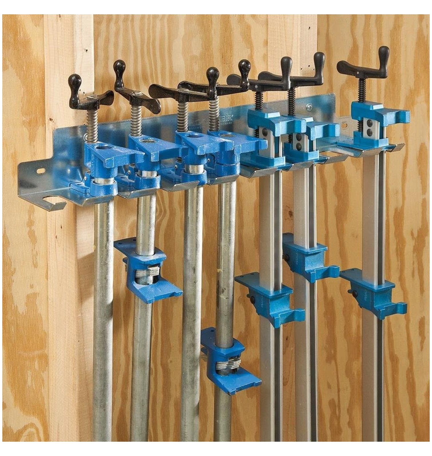 Pipe Clamp Rack (24-5/8”) - Bar Clamp Rack to Store Clamps - Heavy Duty ...