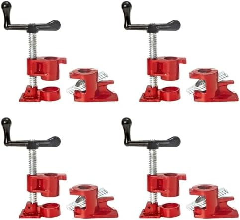 Pipe Clamps 3/4 Inch Cast Iron Quick Release Pipe Clamps for ...