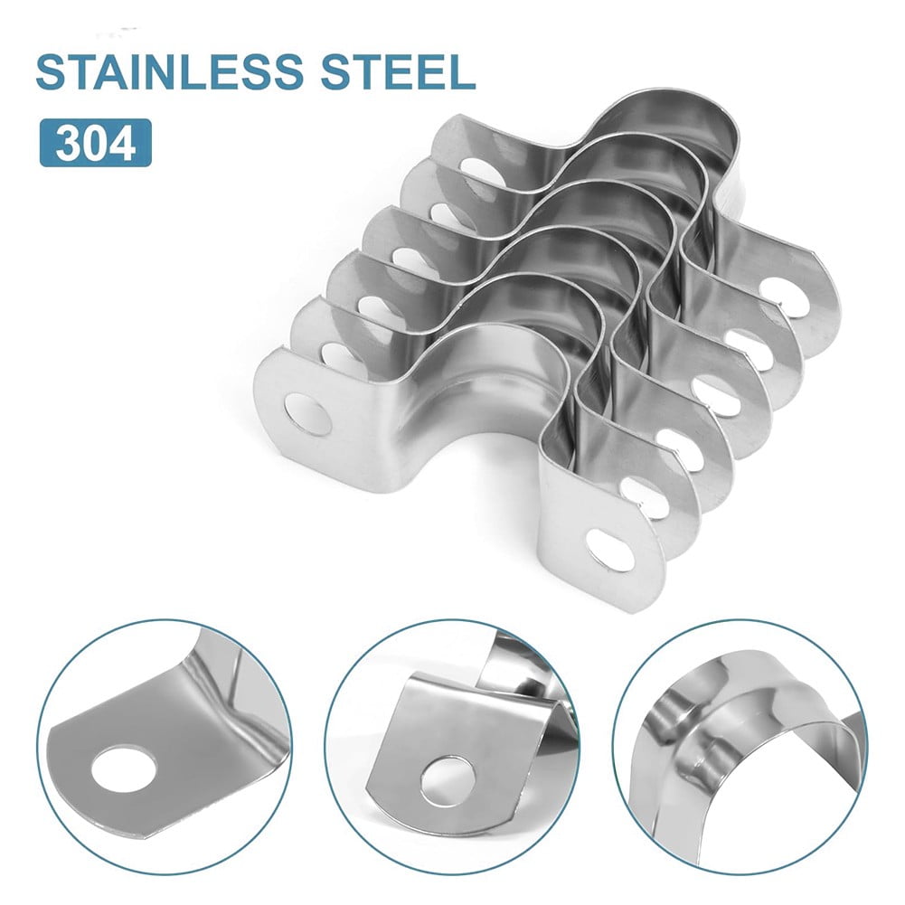 Pipe Clamps Mounting Stainless Steel Clamps For Attaching Water Pipes ...