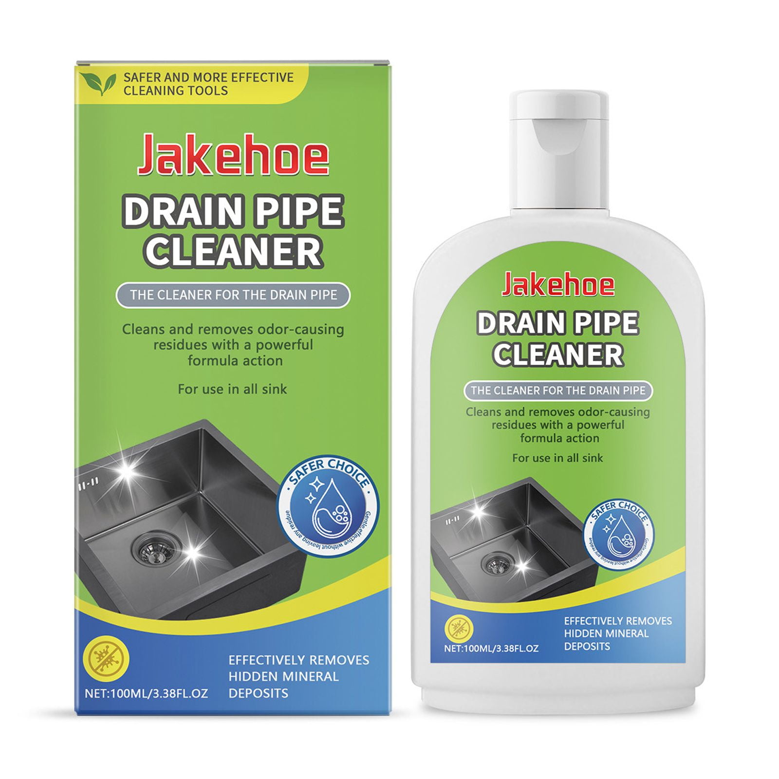 Pipe Cleaner Agent Sink Kitchen Toilet Pipe Quickly Unclog Dredging ...