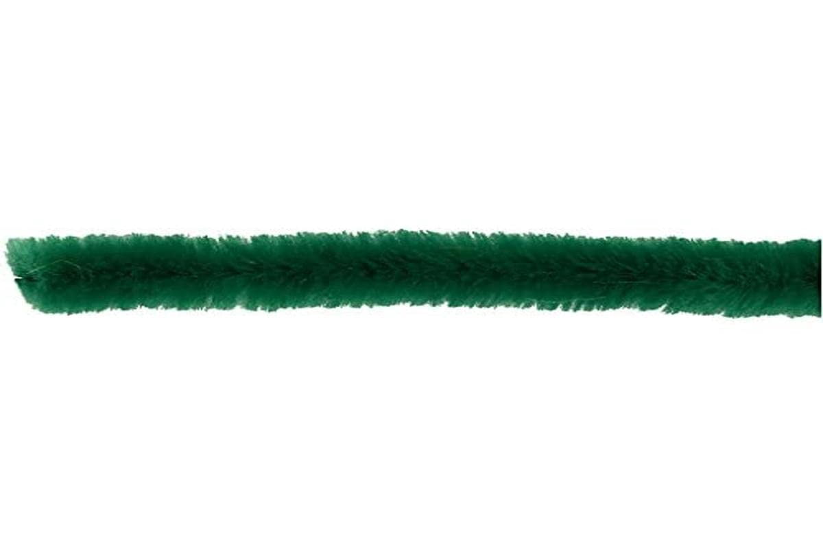 Pipe Cleaner Thickness 6 mm Length 30 cm Dark Green Pack of 50 ...