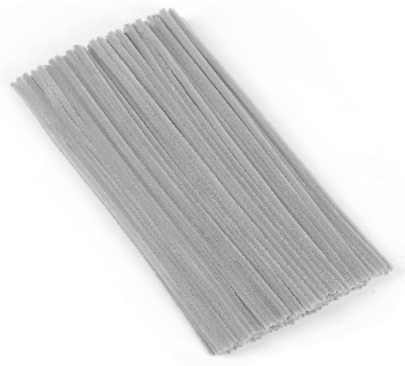 Pipe Cleaners, 100 Pieces Taro Purple Chenille Stems Craft, 12 inch ...