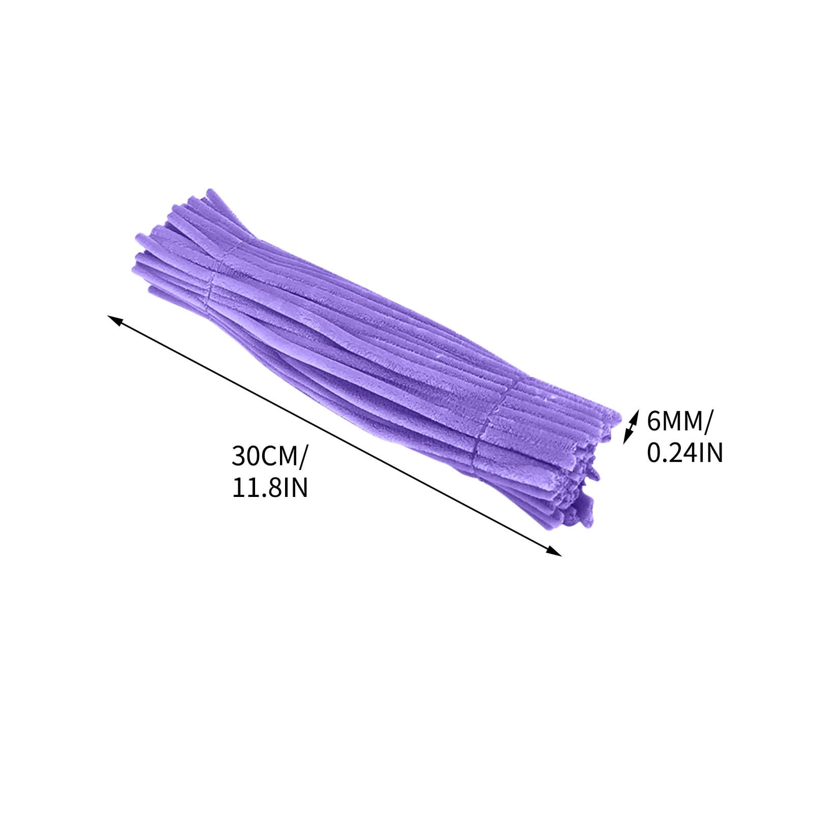 Pipe Cleaners Craft 100-piece candy-colored pipe cleaner set, perfect ...