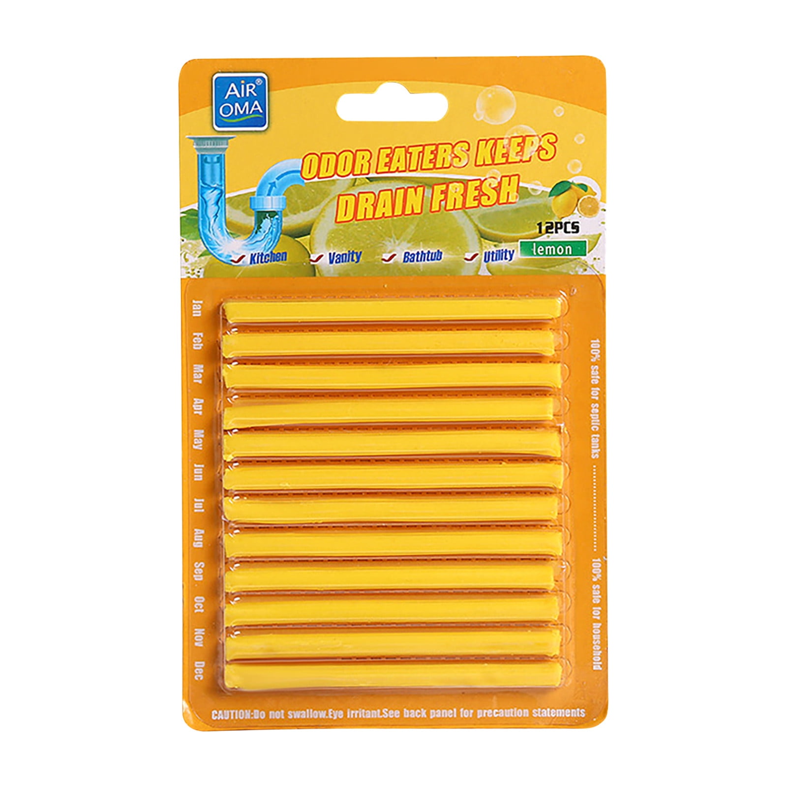 Pipe Cleaning Sticks Oil Decontamination Kitchen Toilet Bathtub Drains ...