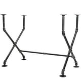 Pipe Decor 'X' Design Desk Kit, Industrial Steel Pipe, DIY, Heavy-Duty ...