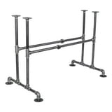 Pipe Decor Industrial Dining Steel Pipe Kitchen Table Kit, Bridge ...