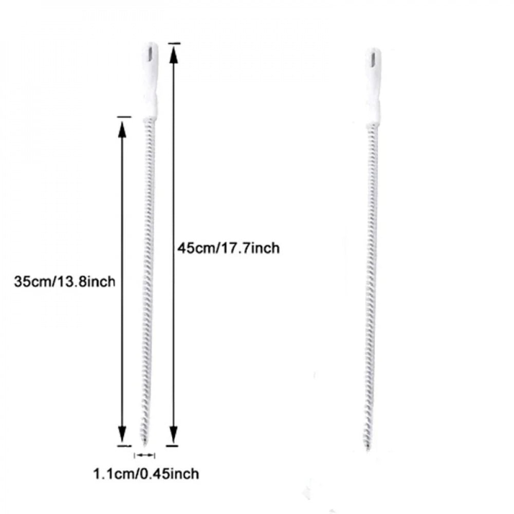 Pipe Dredging Brush Bathroom Hair Sewer Sink Cleaning Brush Drain ...