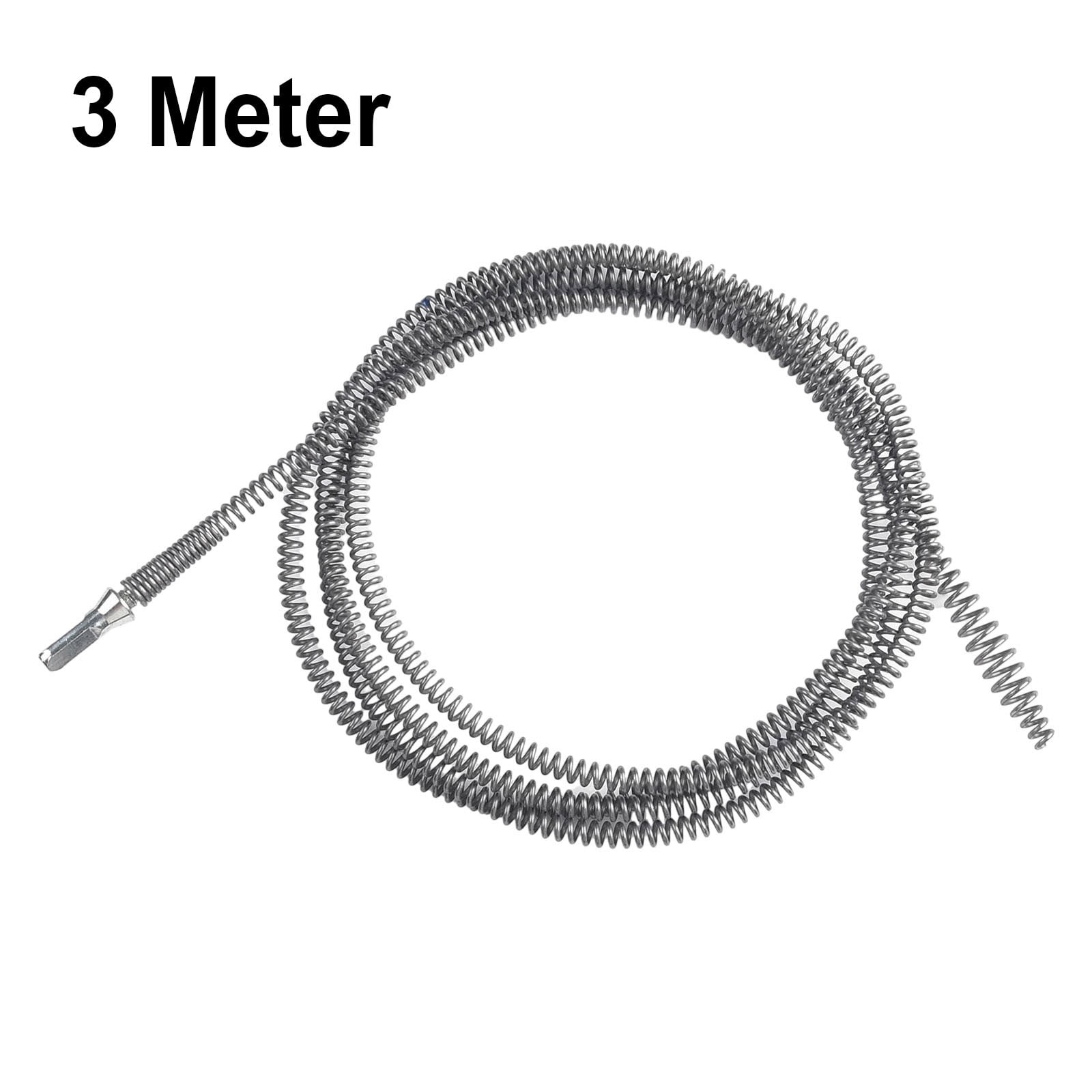 Pipe Dredging Tool 10mm Clogged Drain Unclogging Spring Spring Pipe Sewer Pipe Unblocker