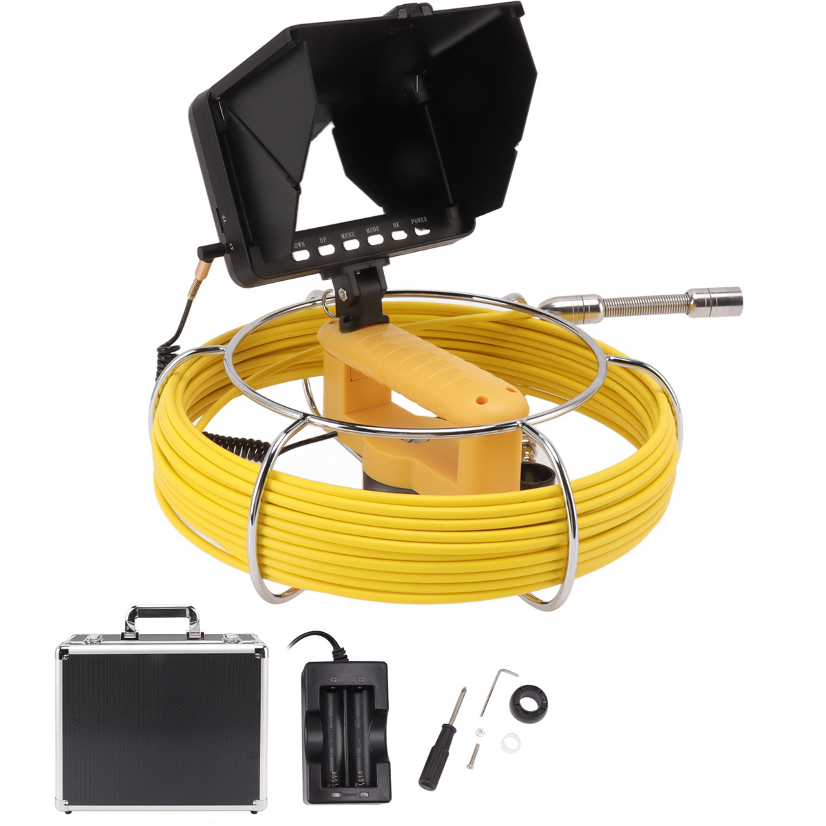 Pipe Endoscope 5in Drain Industrial Endoscope IP68 Waterproof Video ...