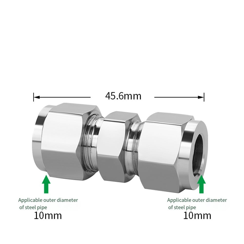Pipe Ferrule 304 Stainless Steel Joint Threaded Ferrule Straight ...