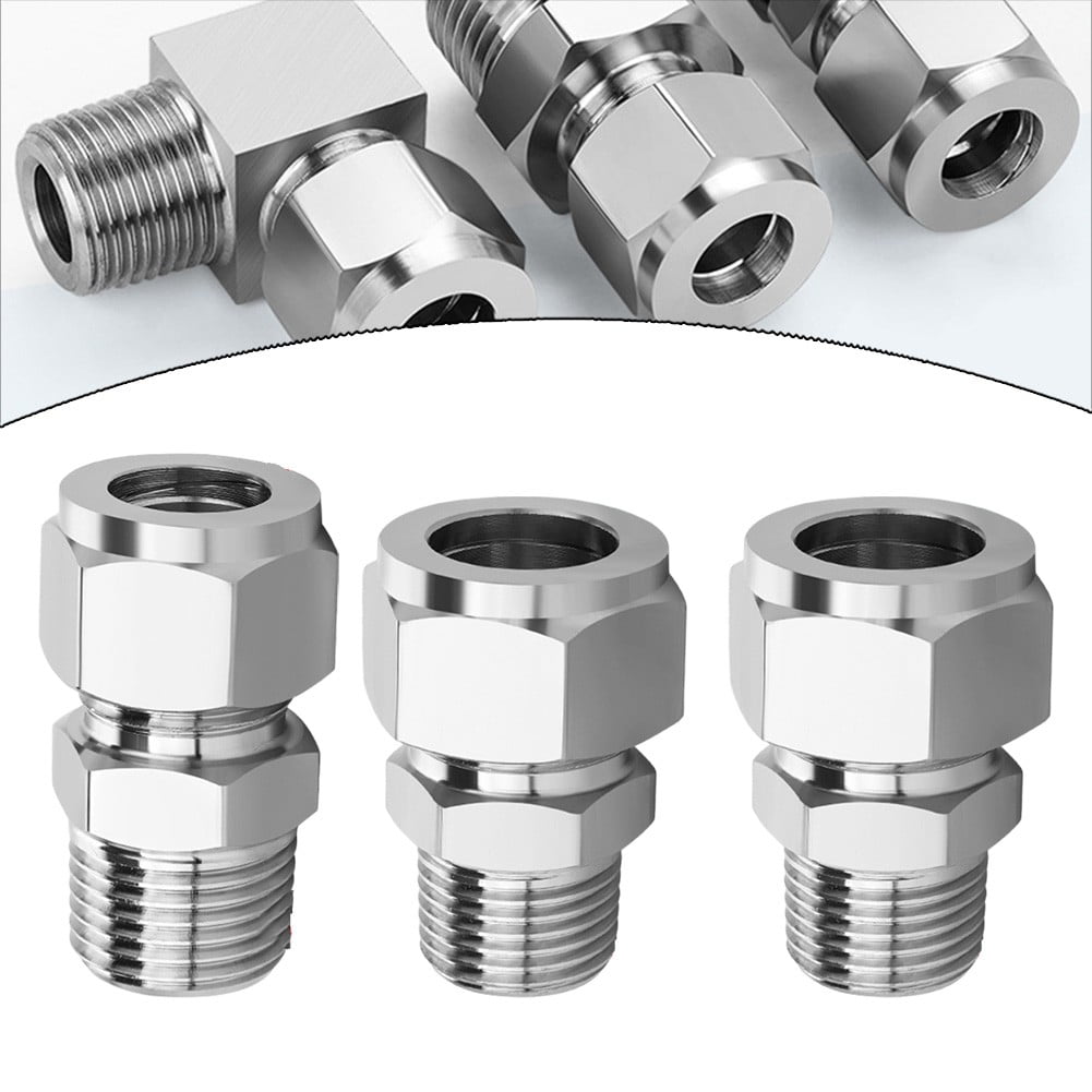 Pipe Ferrule 304 Stainless Steel Joint Threaded Ferrule Straight ...