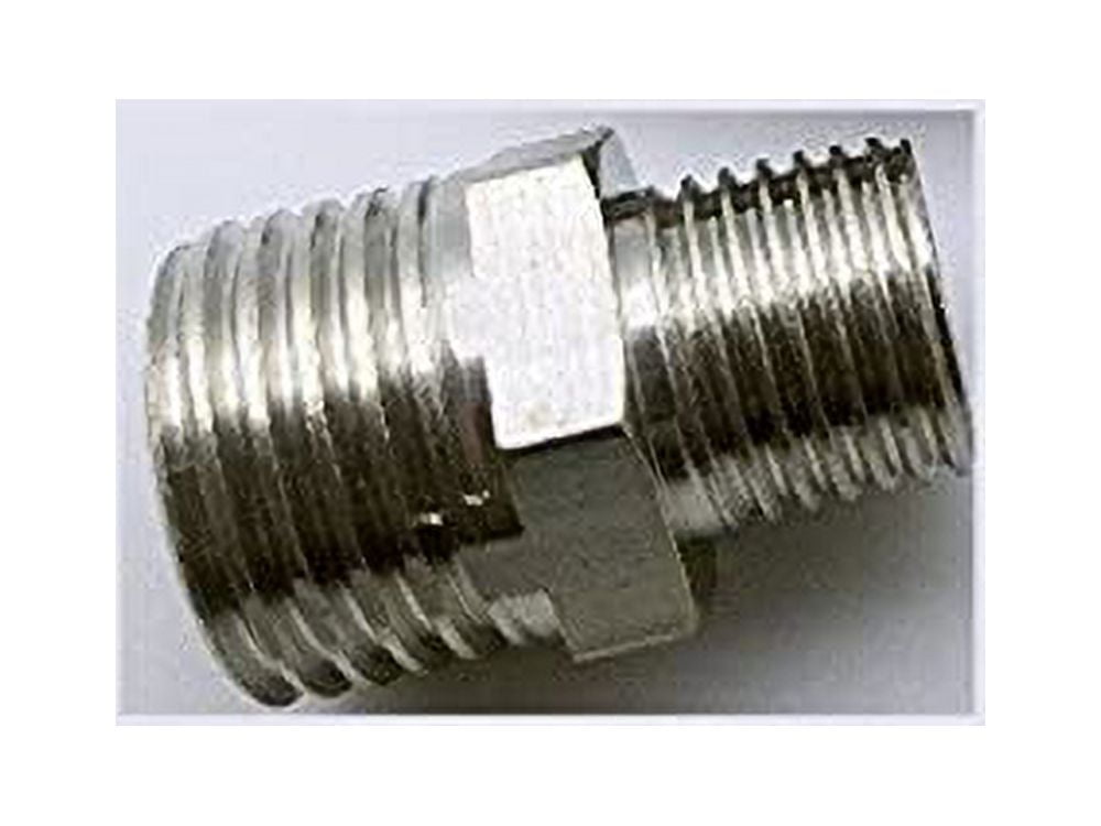 Pipe Fitting 1/2" NPT Male X Metric X1 X1.0 Male Brass Adapter ...